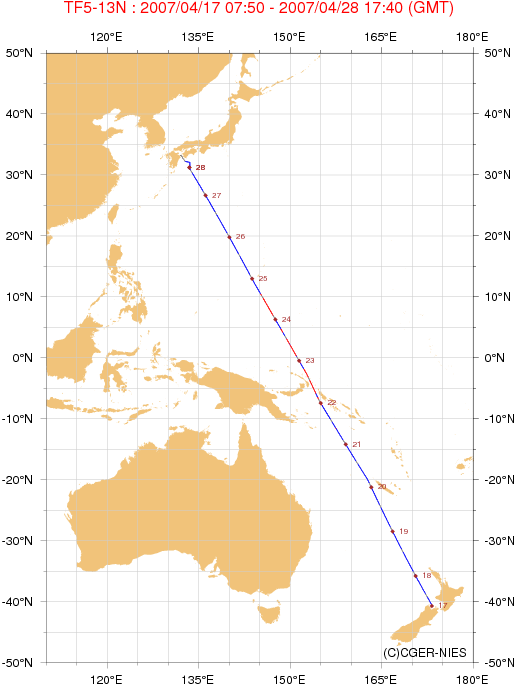 TF5-13: Routing map and graphs